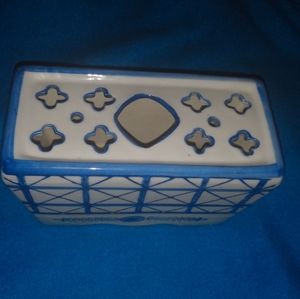 unbranded | Accents | Vintage Ceramic Flower Brick Vase | Poshmark